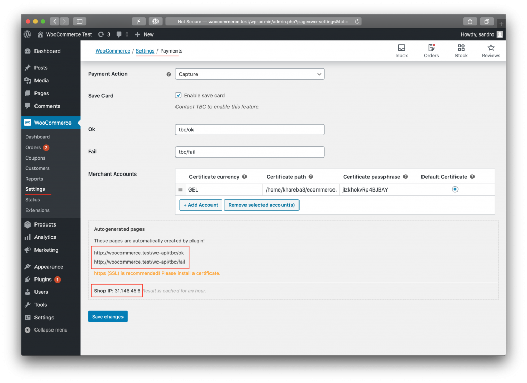 WooCommerce TBC Credit Card Payment Gateway (Premium) | Plug and Pay